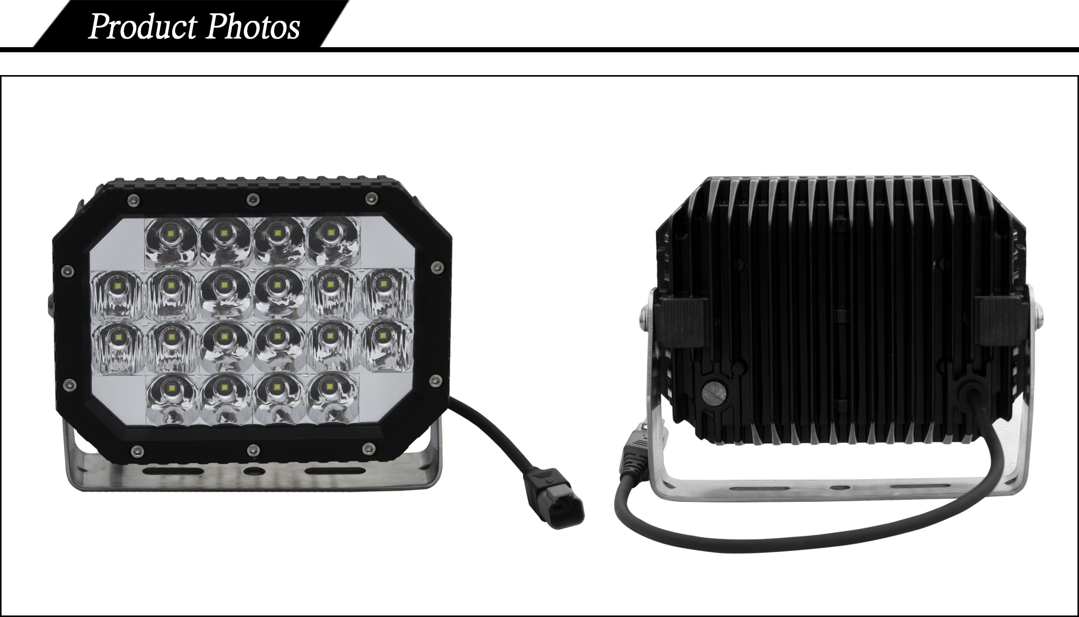 Aurora 5" x 7" SAE Driving Light, 60W Combo beam, each - High ...